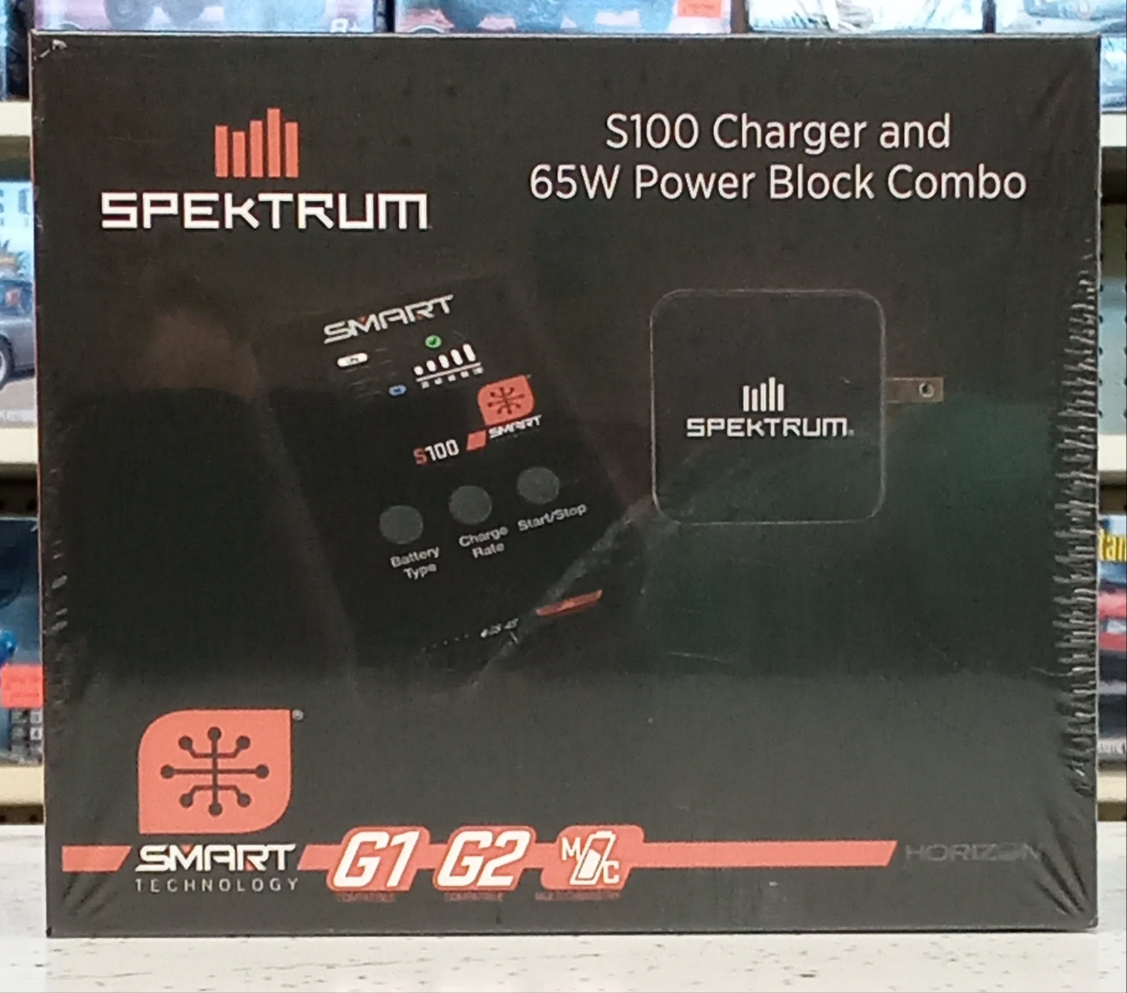 SPECTRUM S100 CHARGER WITH 65 WATT POWER BLOCK – Central Hobbies