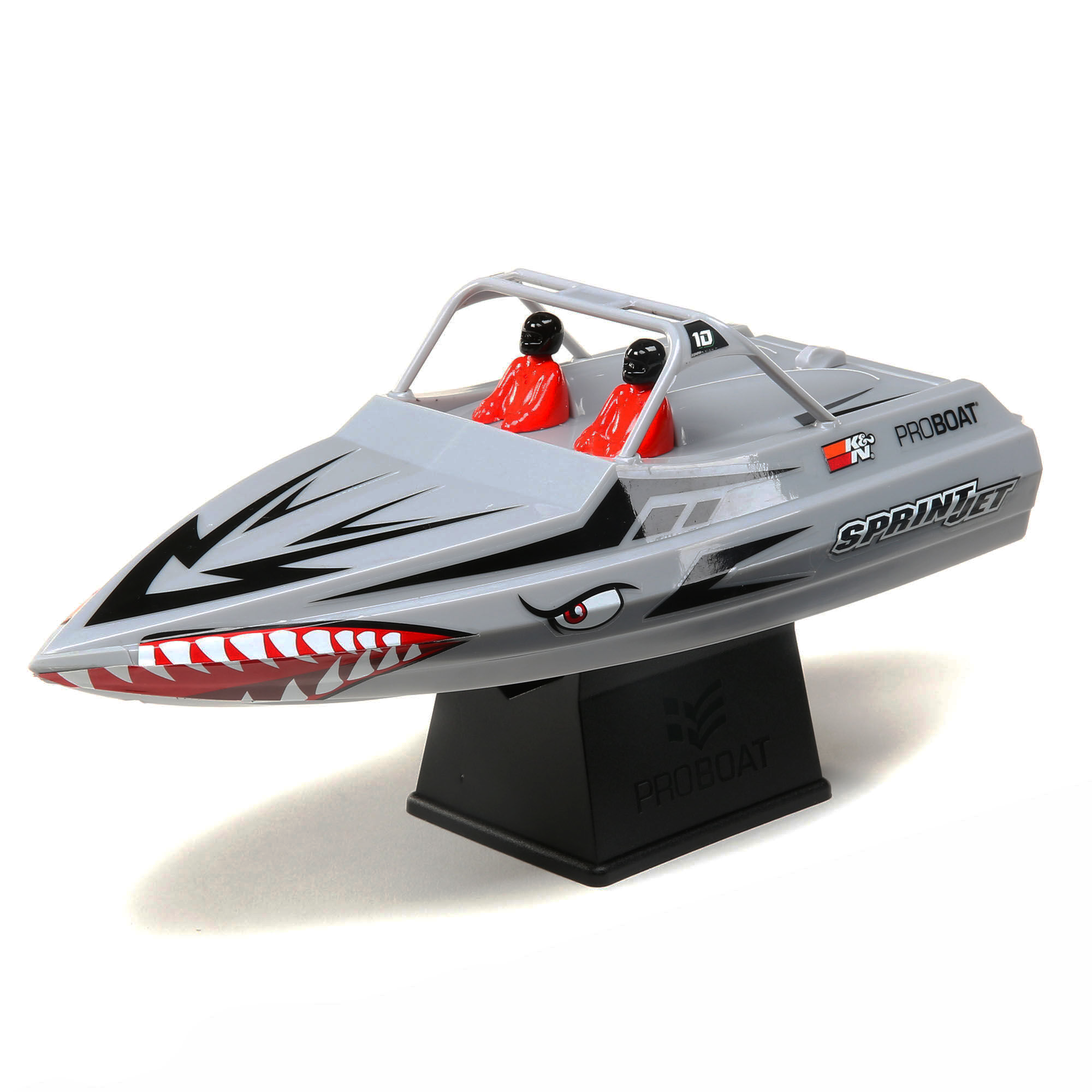 PROBOAT Sprintjet 9" Self-Righting Deep-V Jet Boat Brushed RTR, Silver ...