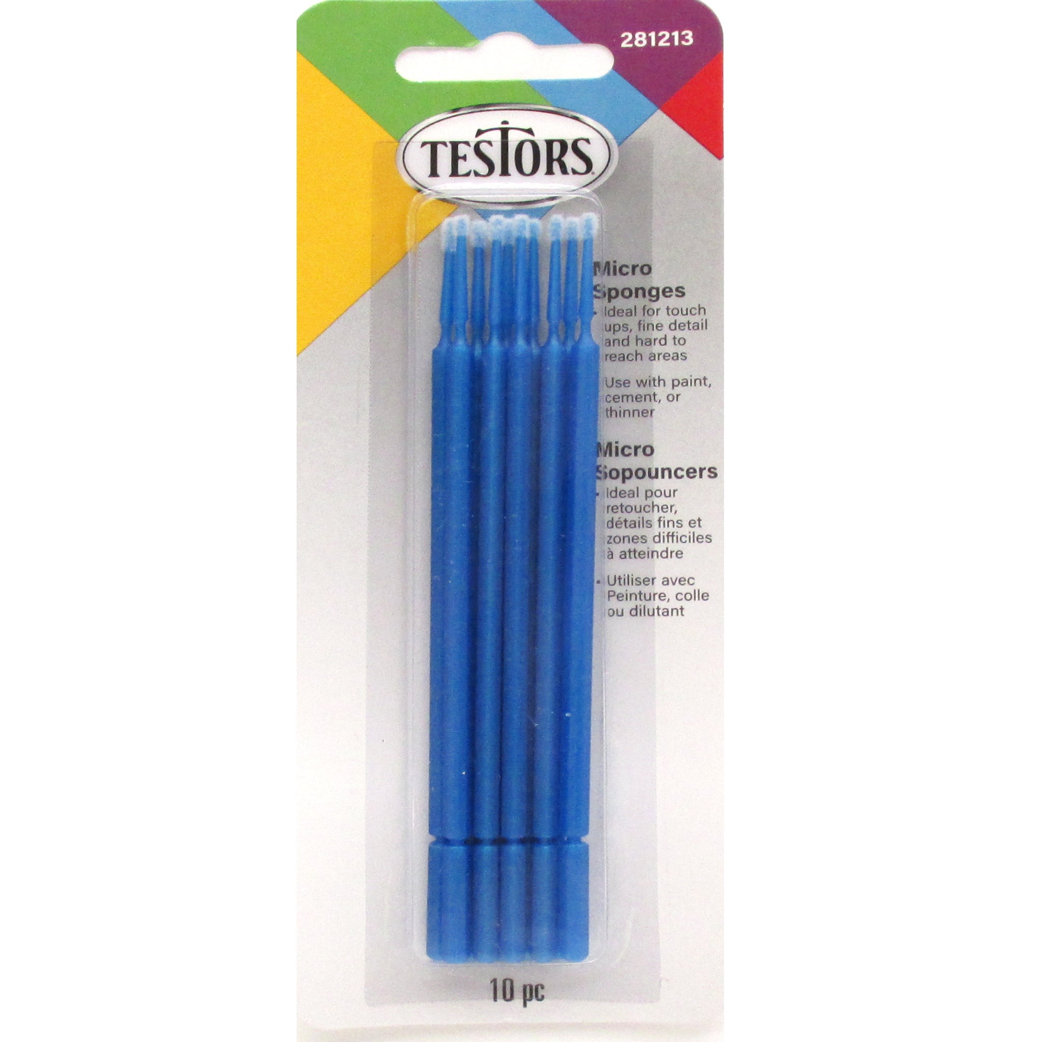 TESTORS MICRO SPONGES 10 PACK – Central Hobbies